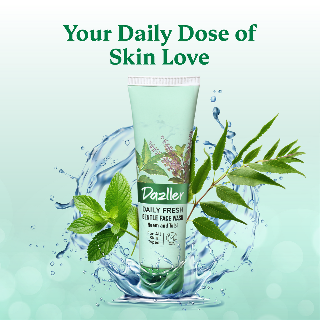 Daily Fresh Gentle Face Wash - Neem & Tulsi – Dazller Cosmetics